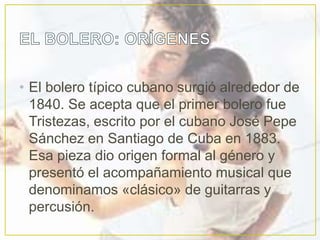 El bolero. alejandro osvaldo patrizio | PPT