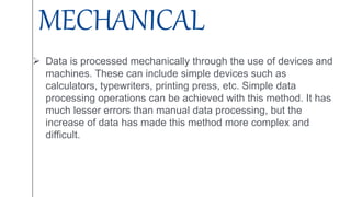 Data Processing Techniques.pptx | Databases | Computer Software and ...