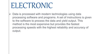Data Processing Techniques.pptx | Databases | Computer Software and Applications
