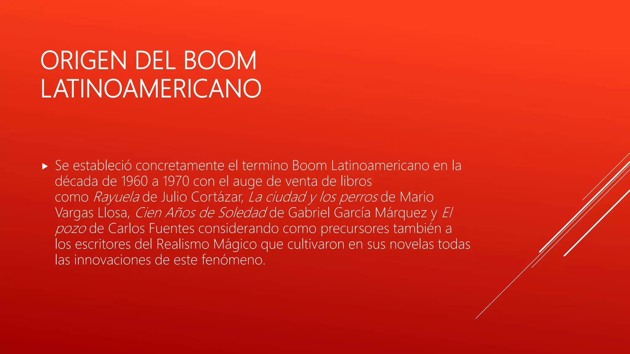 El boom latinoamericano y los ismos | PPT | Descarga Gratuita