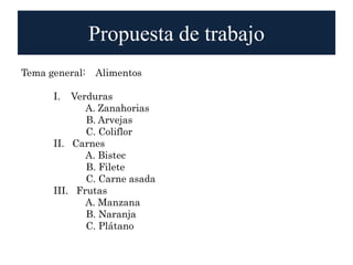 El bosquejo | PPTX