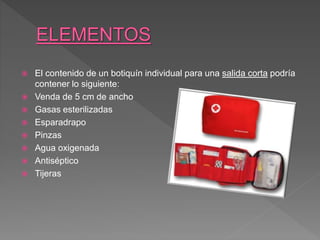 El botiquin | PPTX