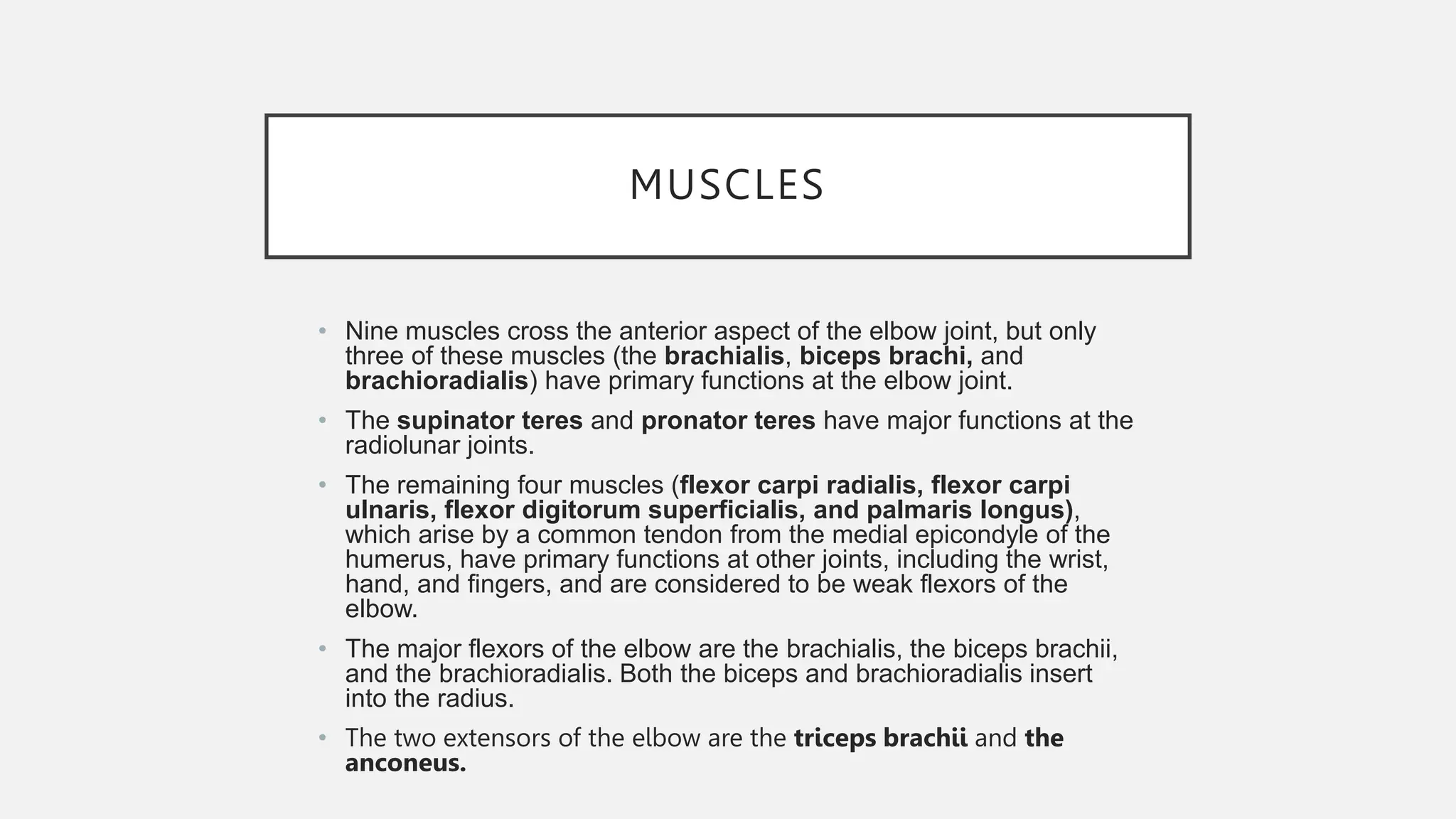 Elbow joint complex biomechanics physiotherapy.pptx