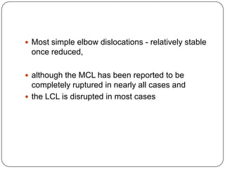 Anatomy and Biomechanics of the Elbow Joint | PPTX