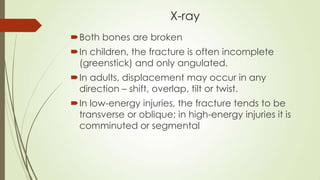 Elbow and forearm fractures | PPTX