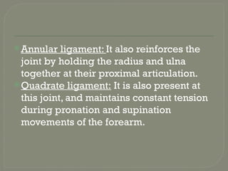 ELBOW BIOMECHANICS.pptx elbow joint....... | PPTX