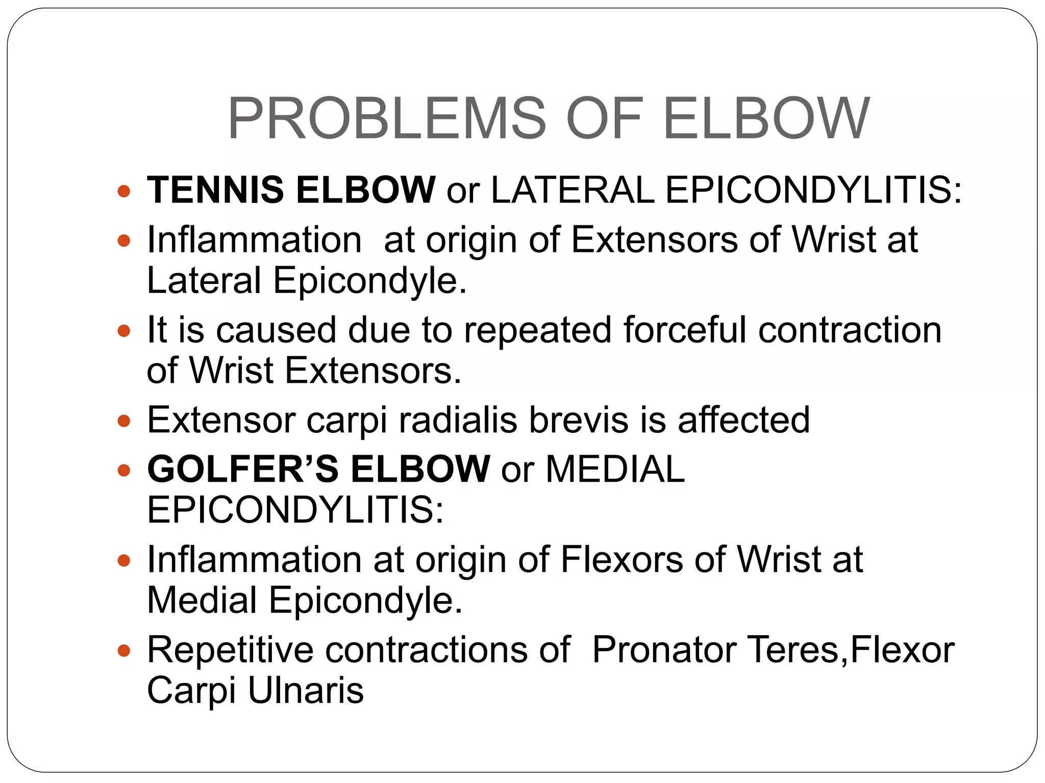 BIOMECHANICS OF ELBOW COMPLEX | PPTX