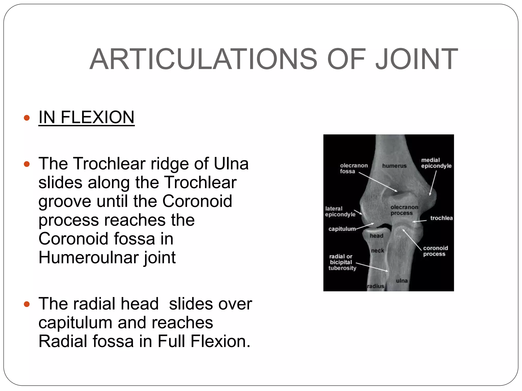 BIOMECHANICS OF ELBOW COMPLEX | PPT
