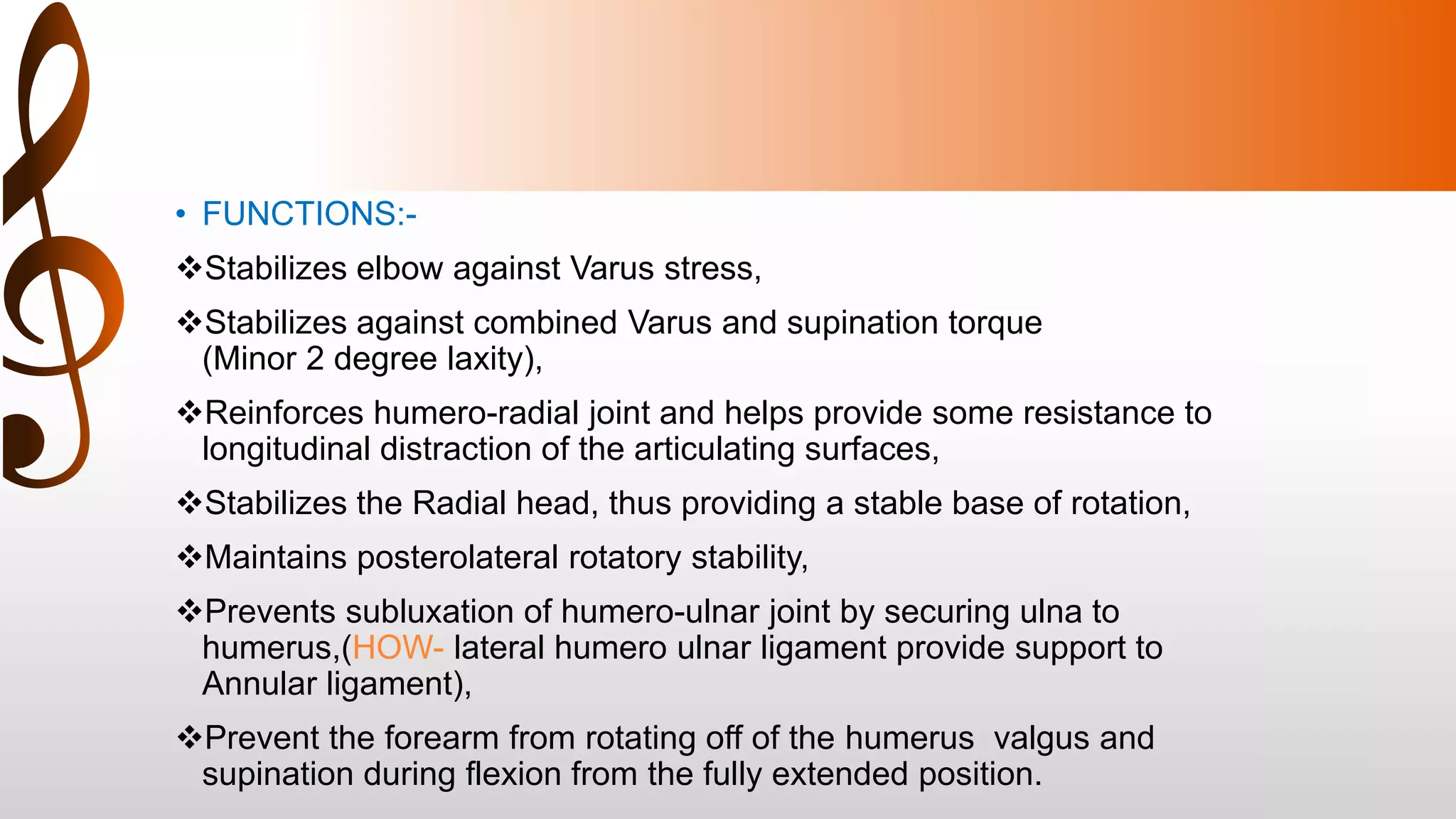 Elbow complex (Biomechanics) | PPTX