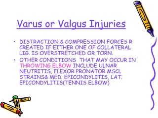 ELBOW COMPLEX.ppt | Death, Injury, or Military Conflict | Sensitive Topics