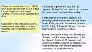 Elbow dislocation treatment options and recovery time | PPT