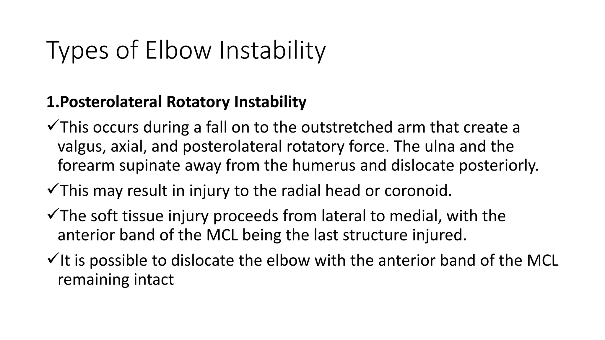 Elbow dislocations | PPTX
