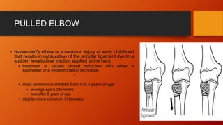 Elbow disorders 5th stage lecture (dr.farouk) | PPTX