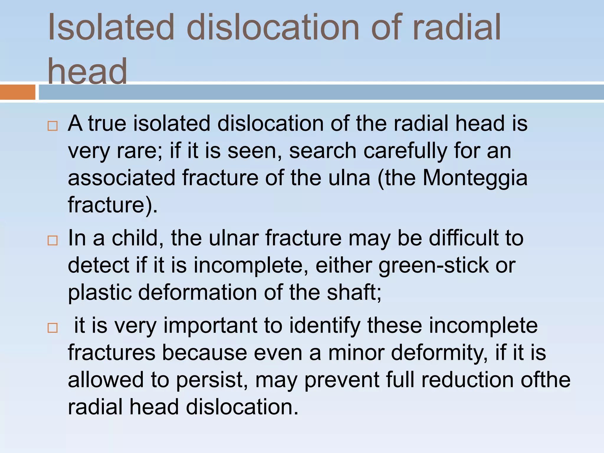 Elbow fractures and dislocations | PPTX
