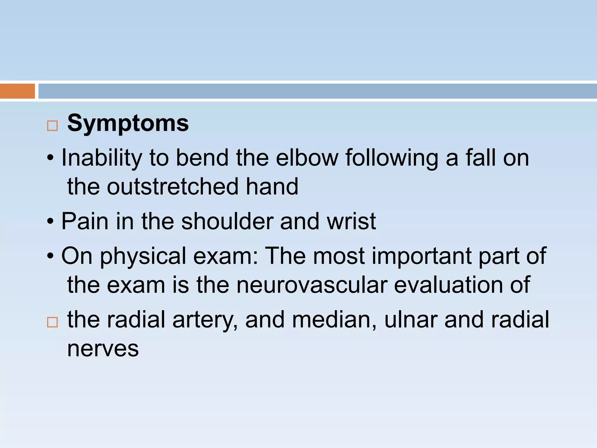 Elbow fractures and dislocations | PPTX