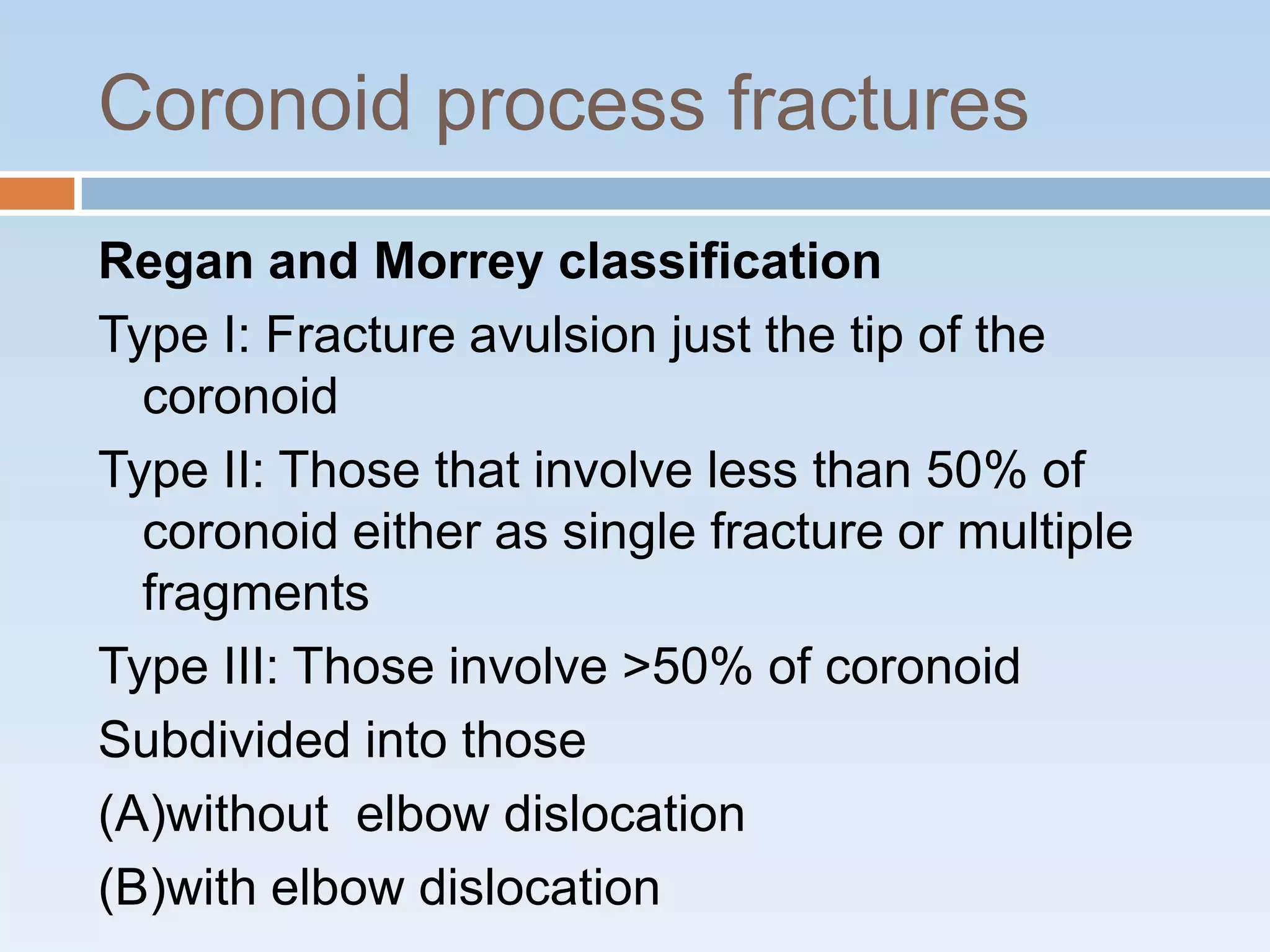 Elbow fractures and dislocations | PPTX
