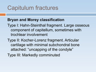 Elbow fractures and dislocations | PPTX