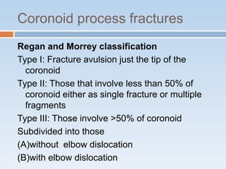 Elbow fractures and dislocations | PPTX