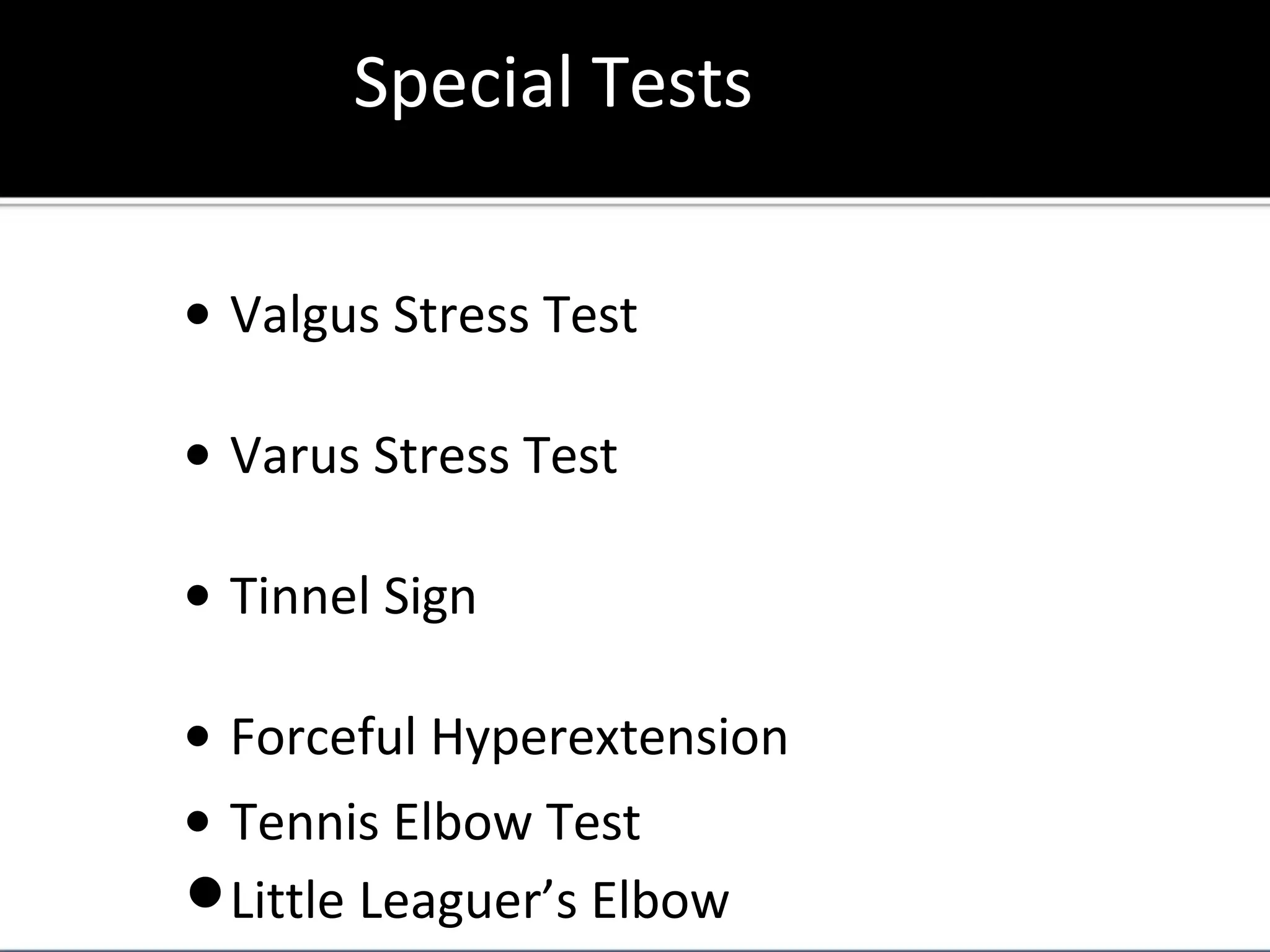 Elbow injuries- Physiotherapy assessment | PPT