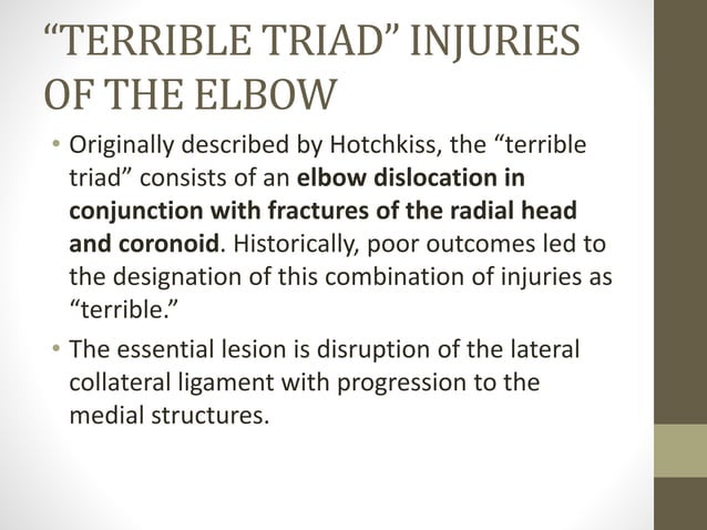 Elbow instability | PPTX