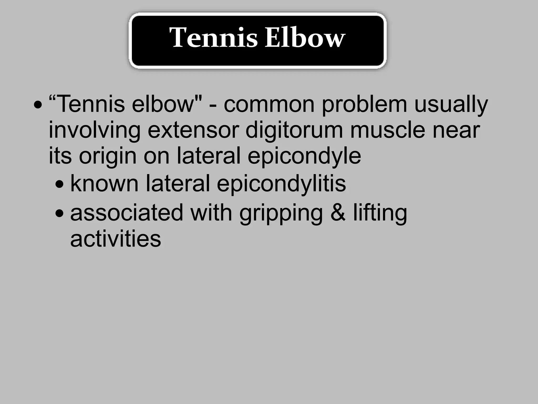 Elbow Joint With Applied Anatomy Ppt