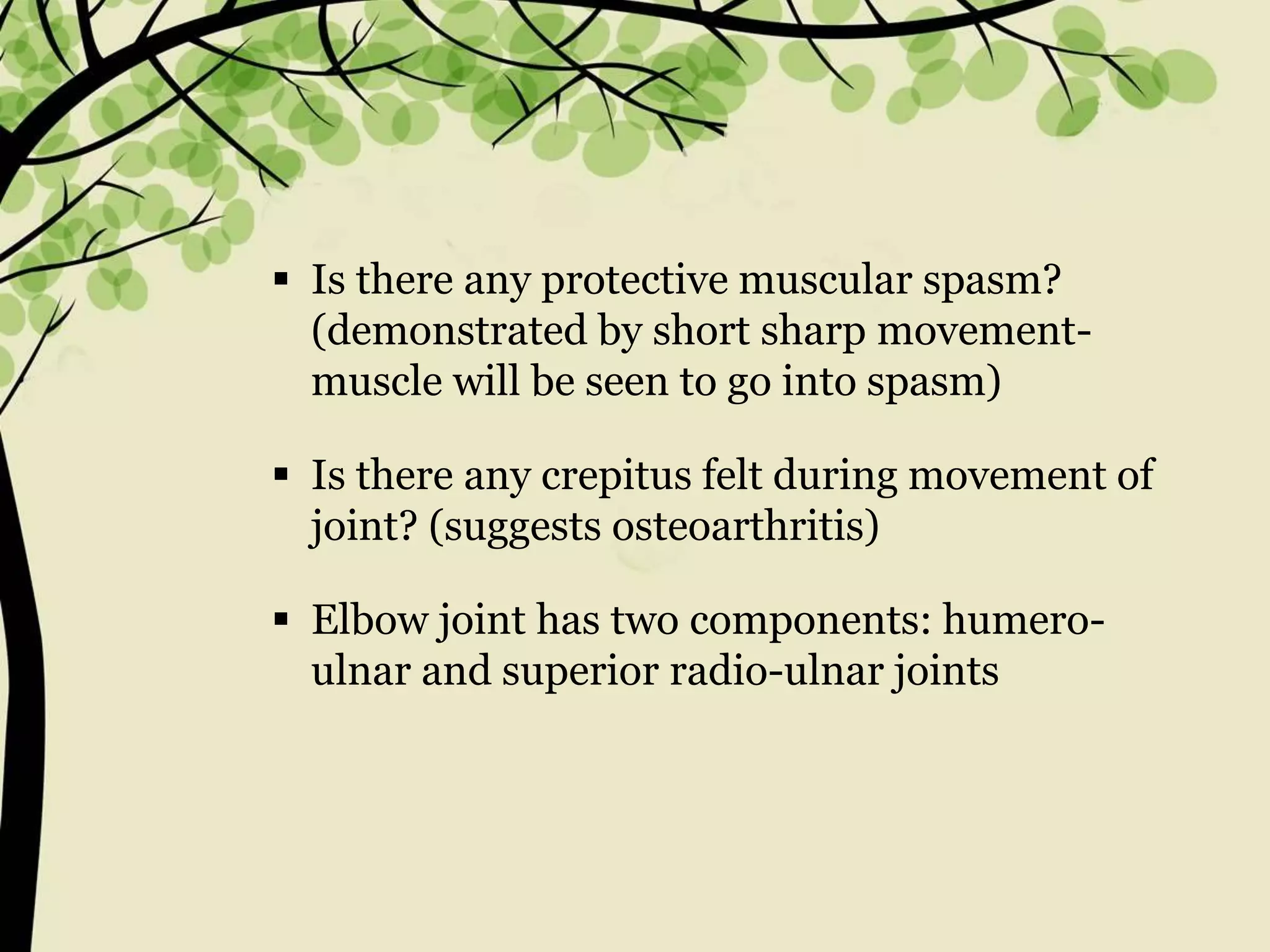 Elbow joint | PPTX