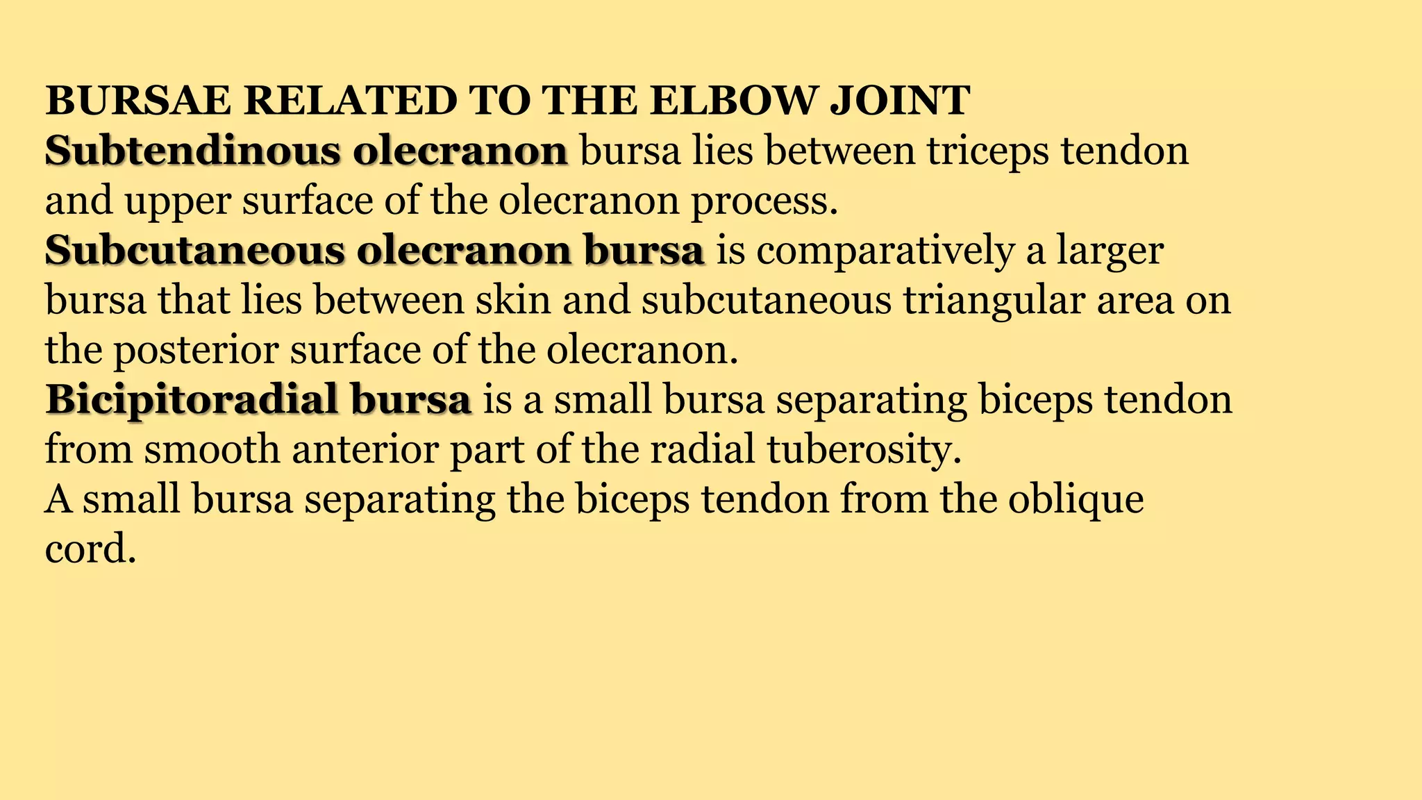 Elbow joint anatomy | PPTX