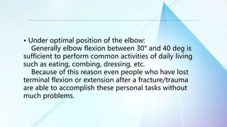 Elbow joint - Anatomy of the Elbow joint | PPTX