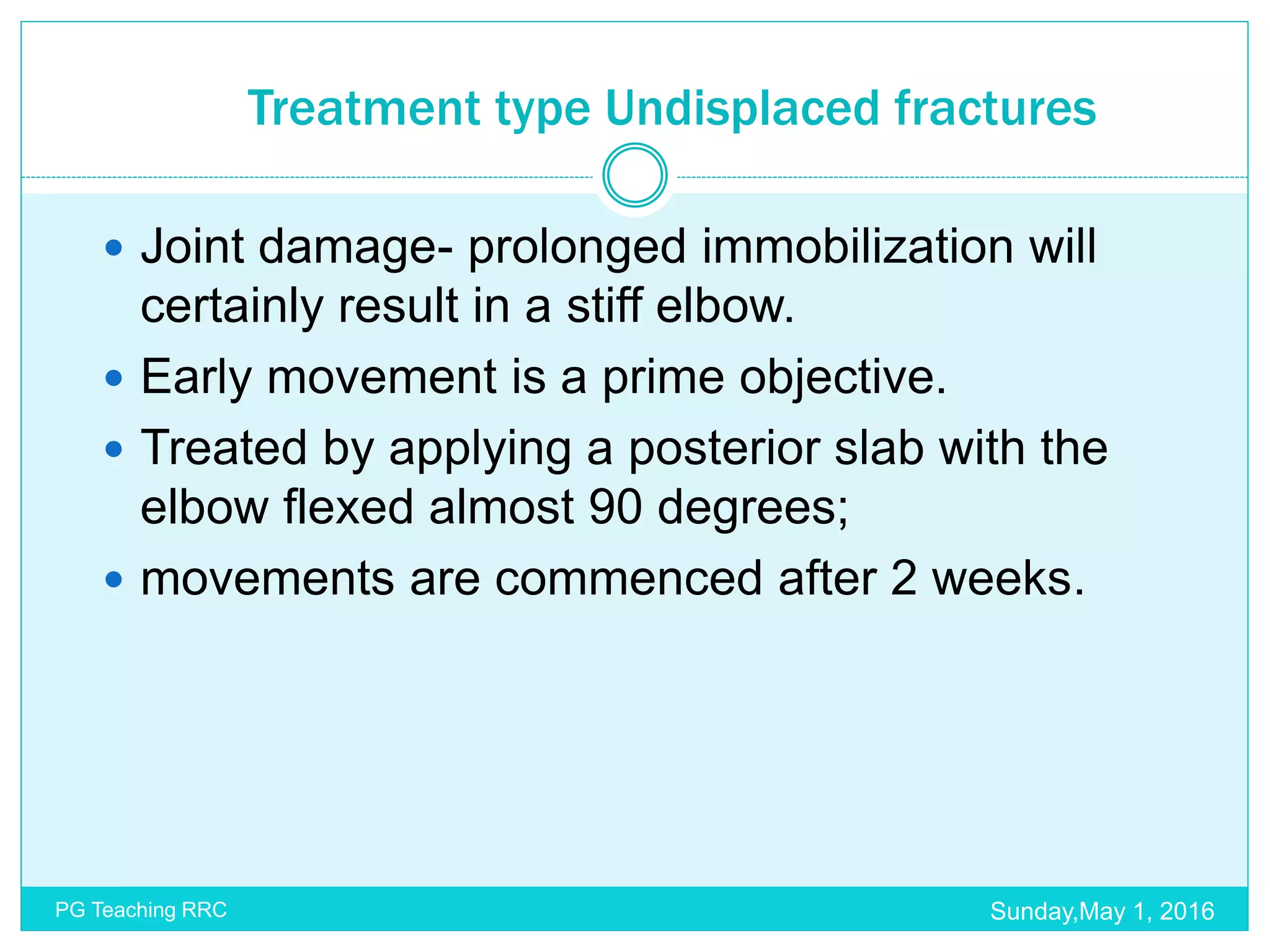 Elbow trauma & infection | PPTX