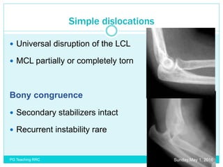 Elbow trauma & infection | PPTX