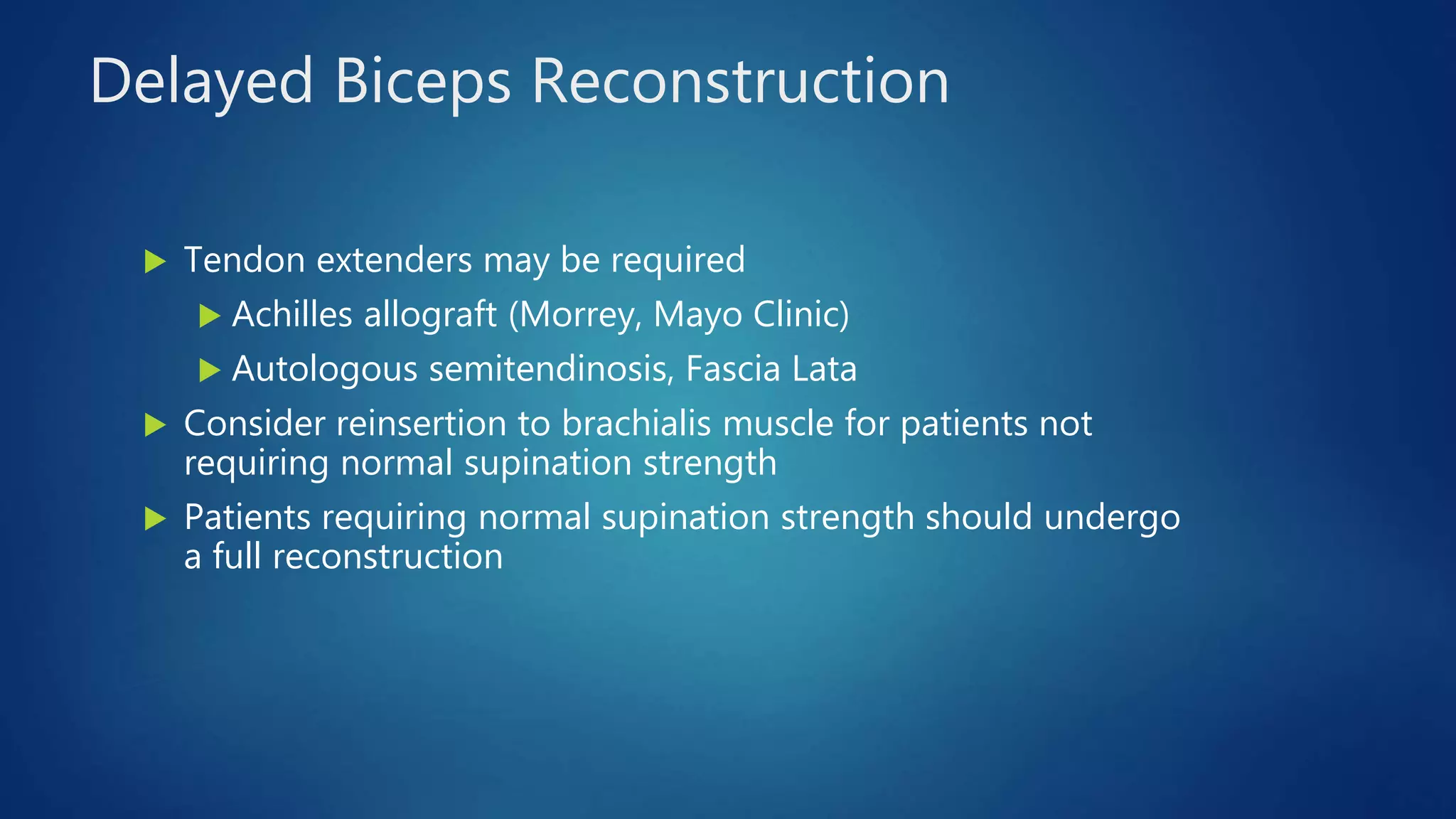 Distal Biceps Tendon Ruptures | Elbow Tendinopathies | South Windsor ...