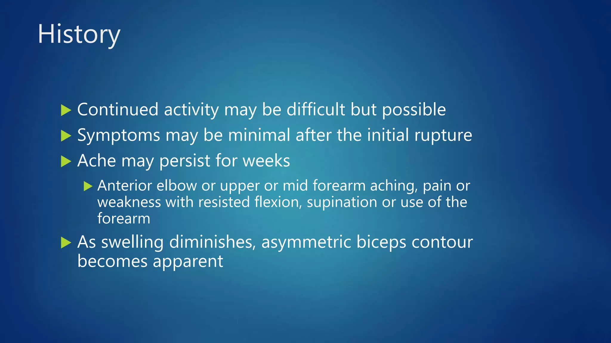 Distal Biceps Tendon Ruptures | Elbow Tendinopathies | South Windsor ...