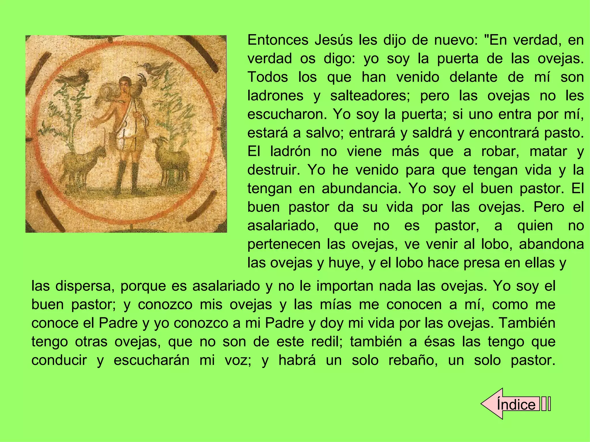 El Buen Pastor Power Point 1 | PPT