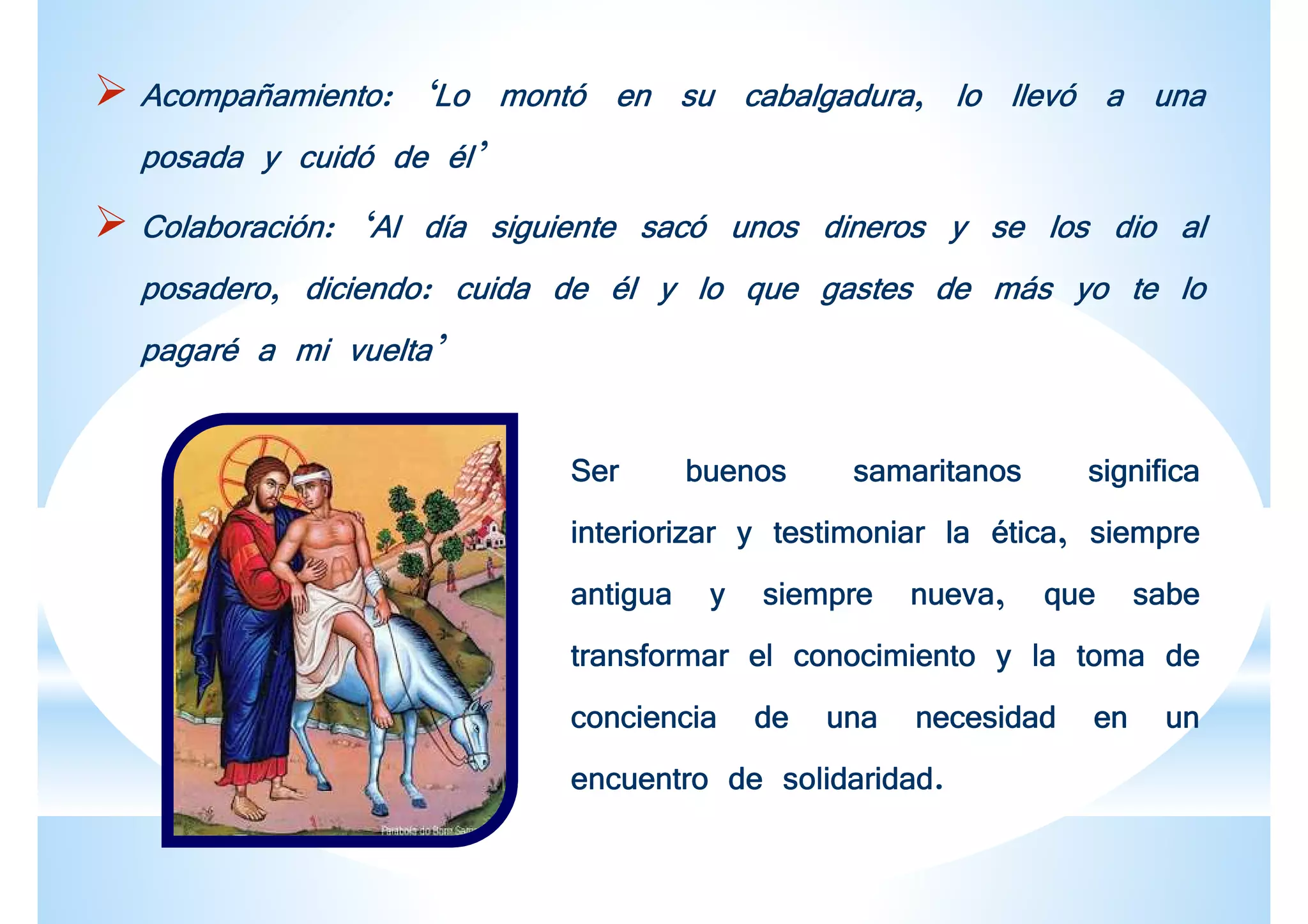 El buen samaritano en clave hospitalaria | PDF