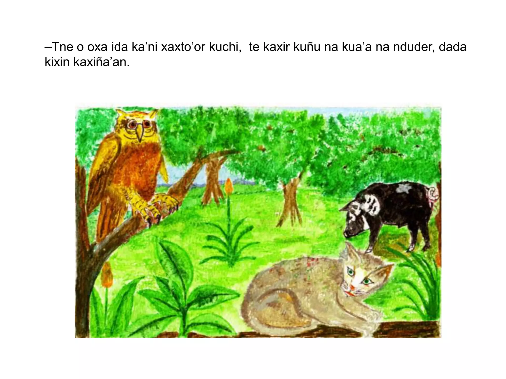 El buho y el gato mixteco | PPT