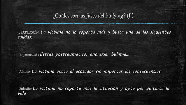 El bullying o acoso escolar | PPT