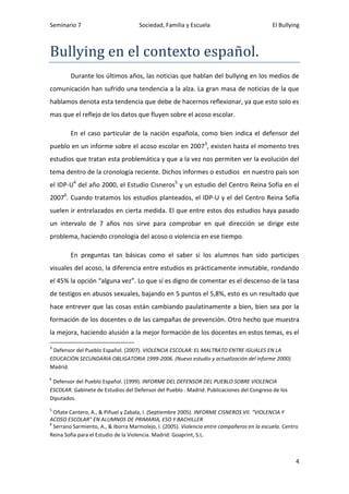 El bullying el acoso escolar en el marco español pdf | PDF