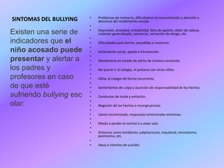 El bullying | PPTX