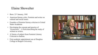 Feminist Literary Criticism | PPTX