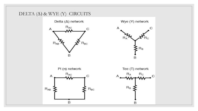 ELC111 Lecture 3 Delta wye resistors.pptx | Physics | Science