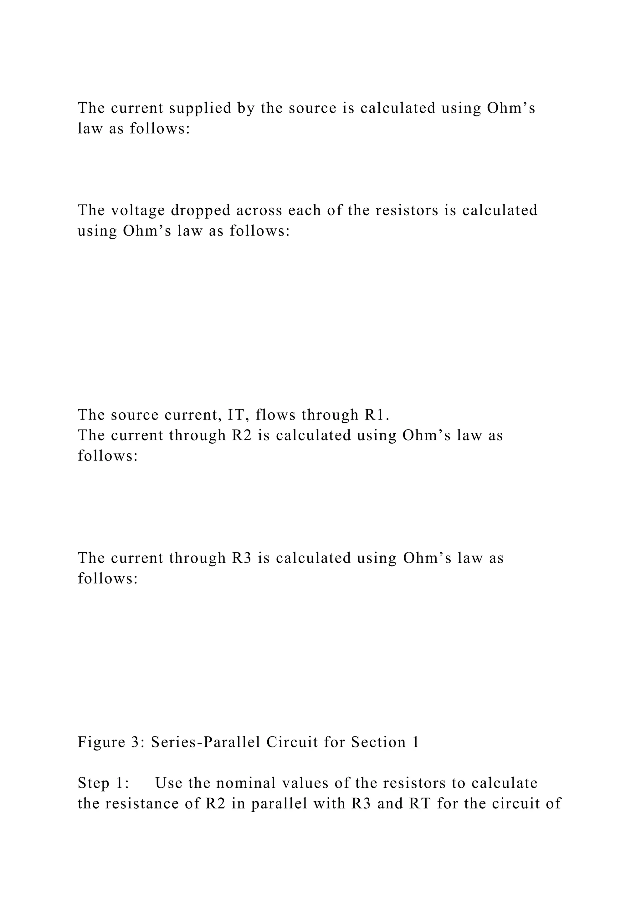 ELC 131 Lab 4 Series-Parallel and Bridge CircuitsIntroduction Vi.docx