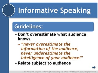 Informative speech | PPTX