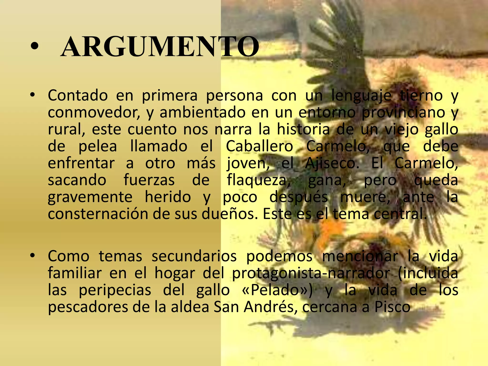 El caballero carmelo | PPT