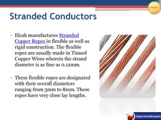 Wire Manufacturer In Pune - Elcab Conductors | PPT