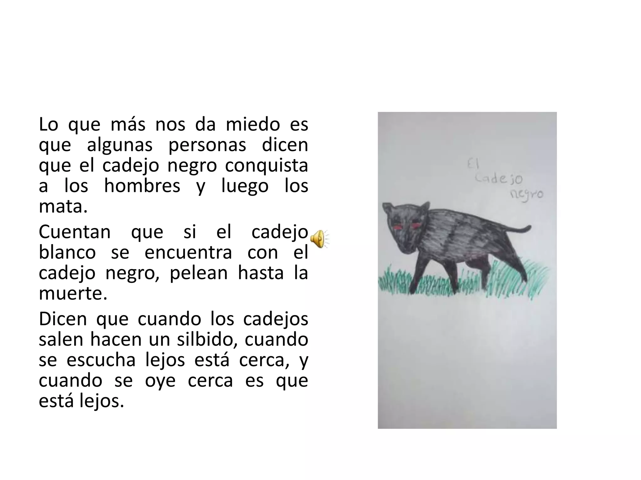 El cadejo | PPTX