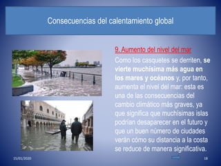 El cambio climatico | PPT