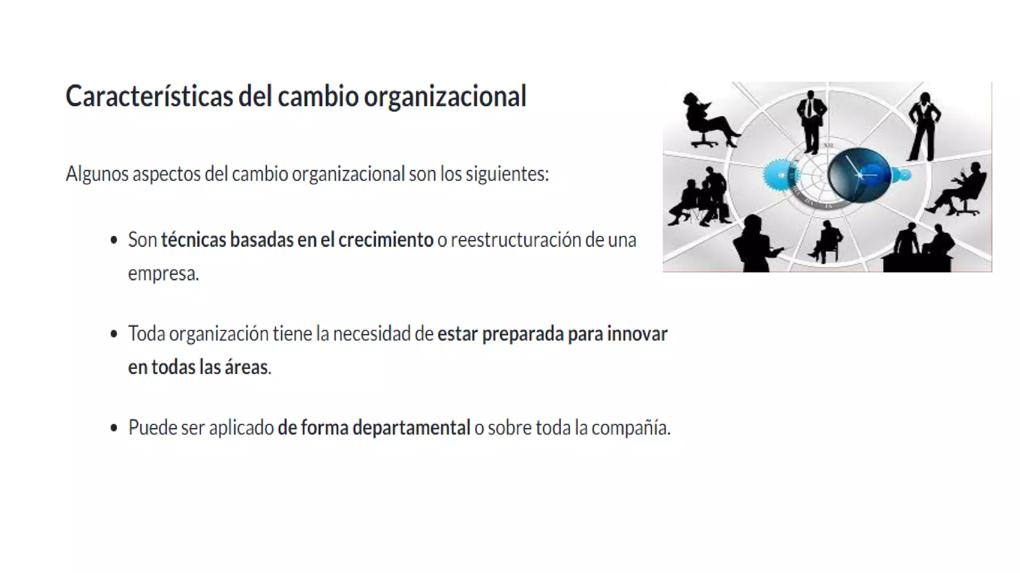 El cambio organizacional definición, tipos e importancia. | PDF