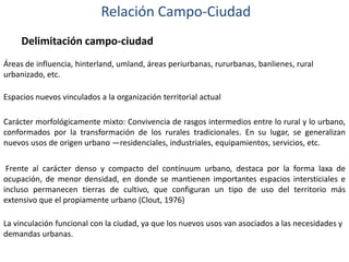 El campo y la ciudad | PPTX