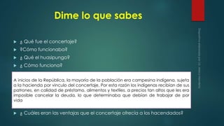 El campo y las ciudades en la república | PPTX