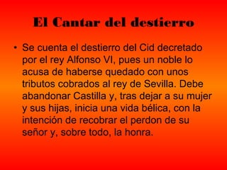 El cantar del mio cid. | PPT